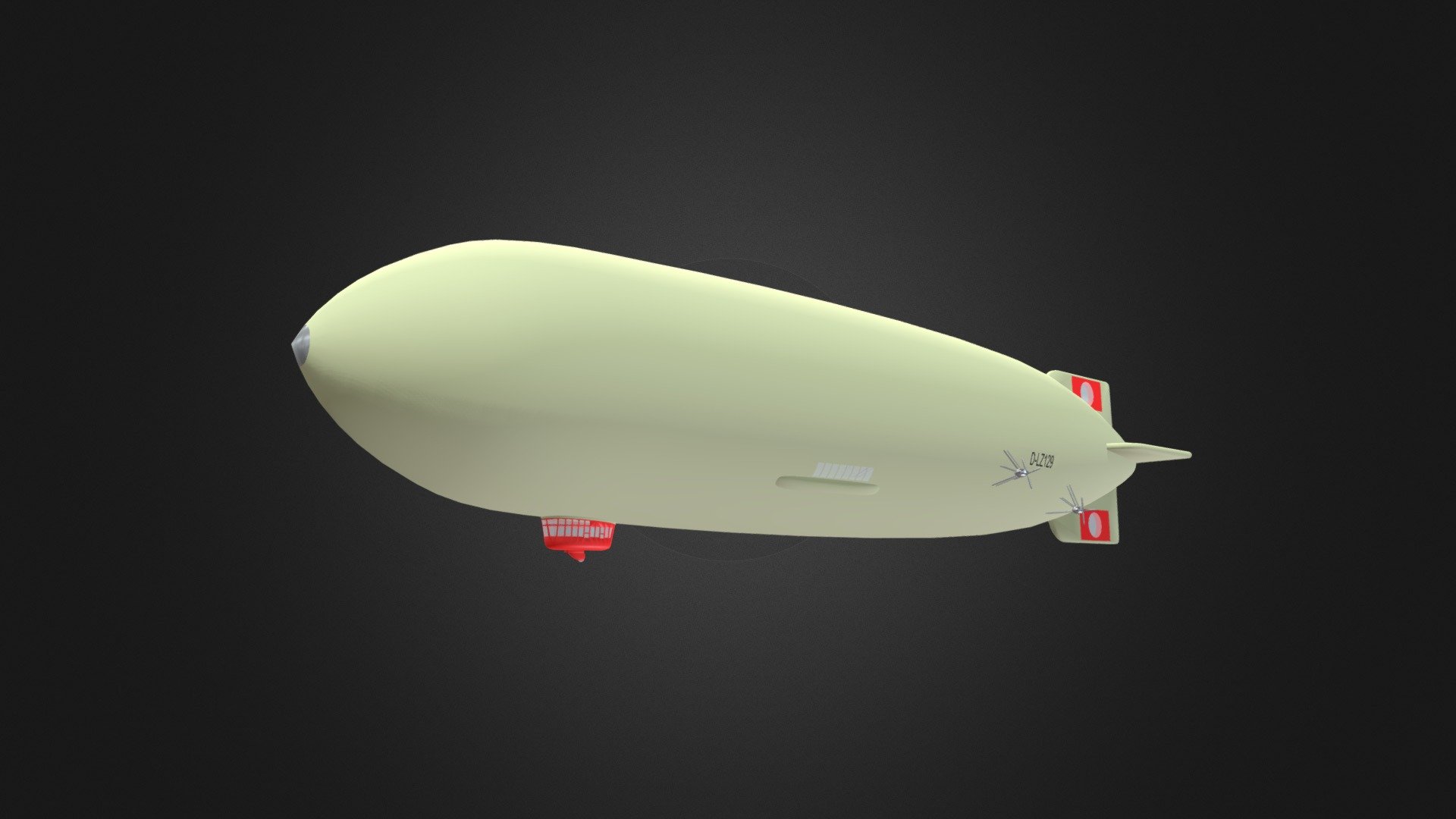Zeppelin - Buy Royalty Free 3D model by 3DDomino [8a80c68] - Sketchfab ...