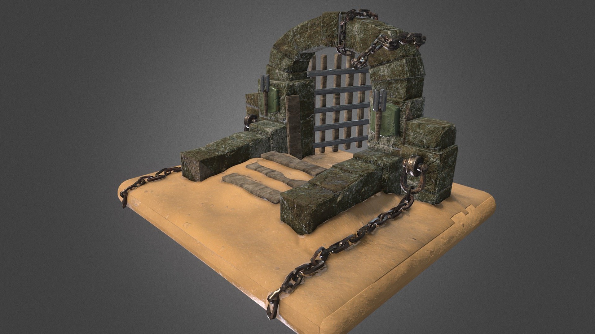 Portfolio 5 Archway - 3D model by nathankozak66 [8a83e83] - Sketchfab