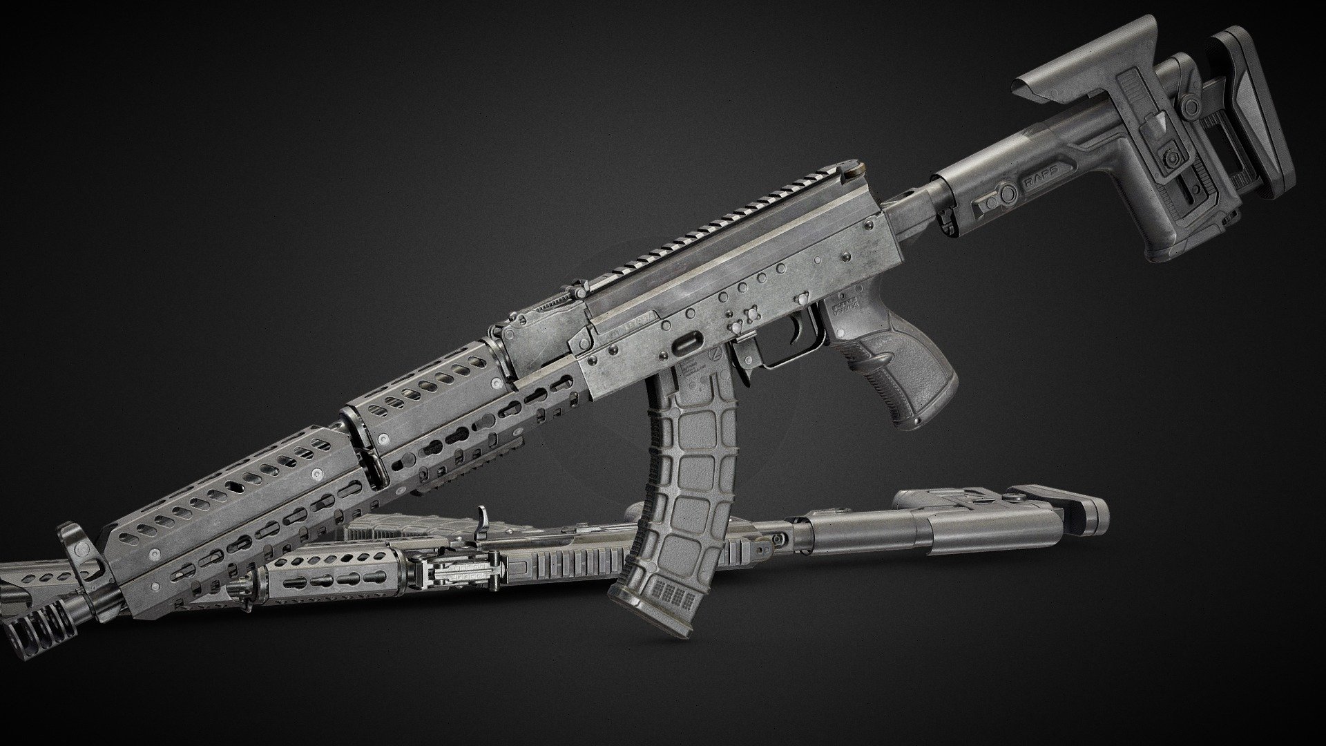 AKM - Download Free 3D model by suspensy [8a83e95] - Sketchfab