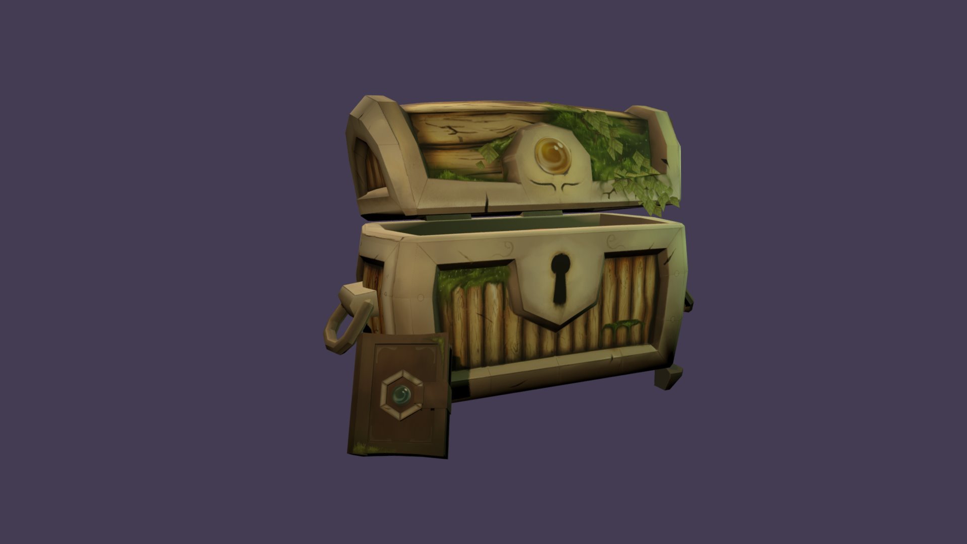 Mossy Treasure Chest - 3D model by Manny Hobbs (@EmmanuelHobbs ...