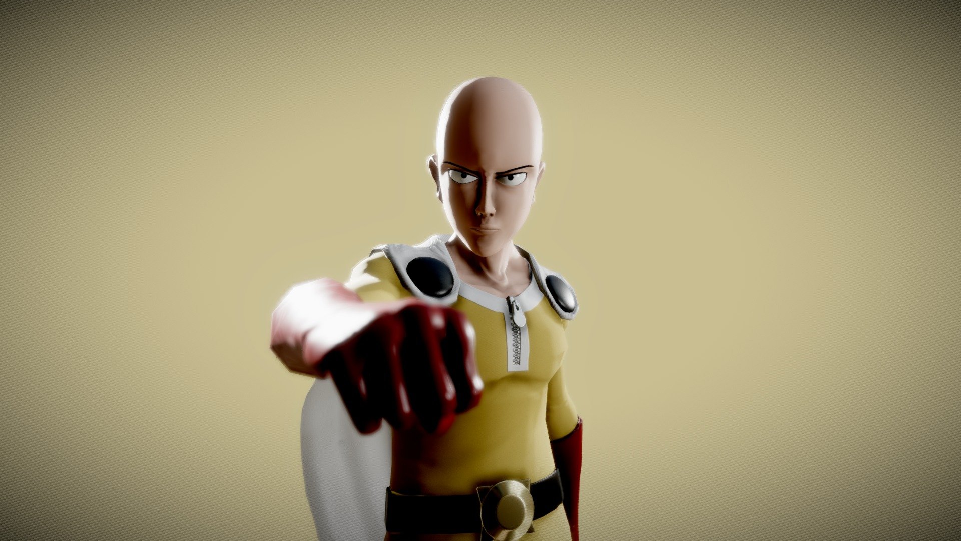 Saitama low poly rig - 3D model by Jijis3d [8a850ea] - Sketchfab