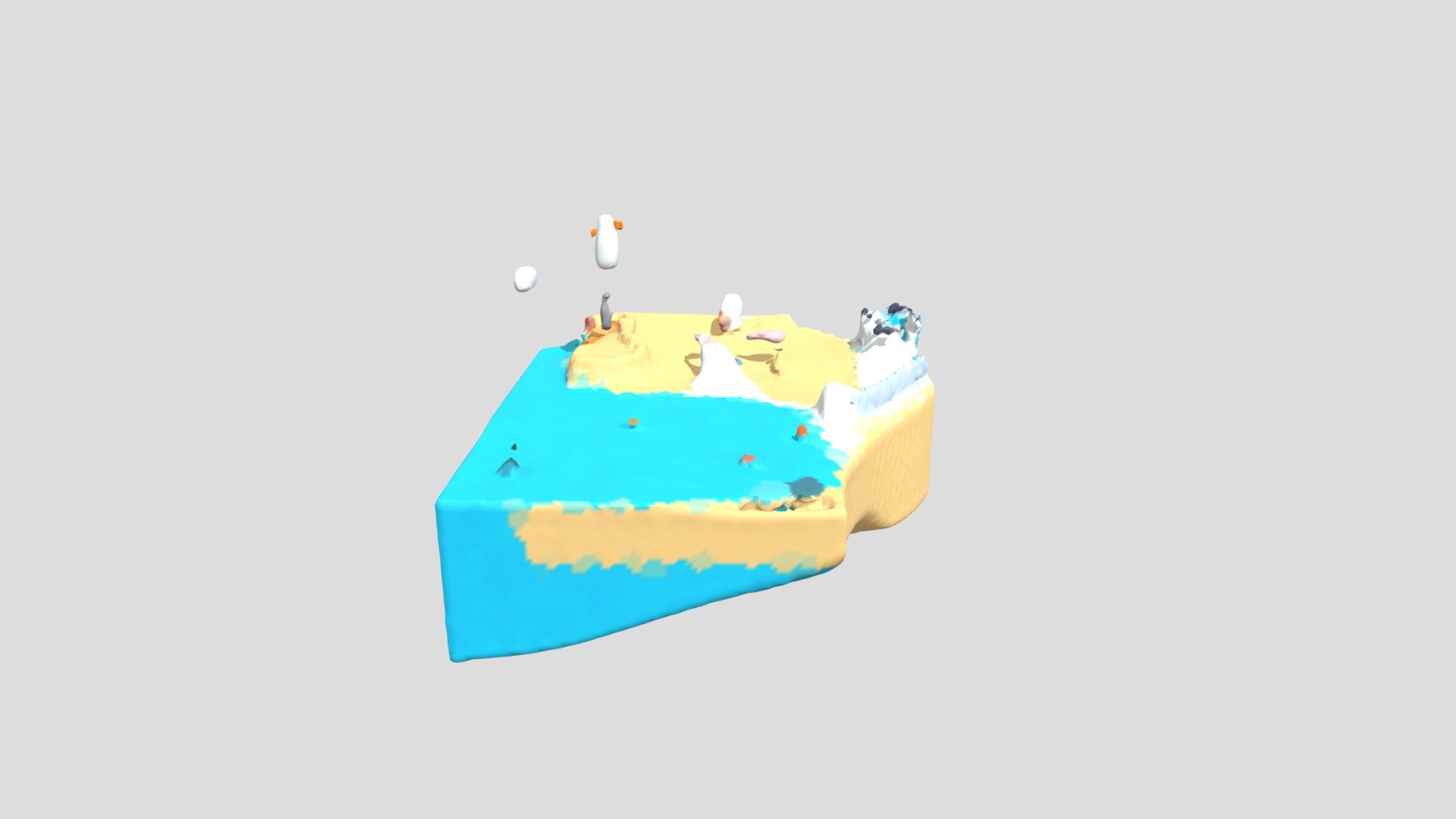 Beach - Download Free 3D model by Mirage (@mirageml) [8a857df] - Sketchfab