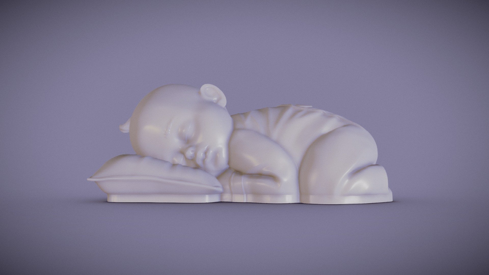 Sleeping Baby - 3D model by Tyron (@Omty) [8a85b1a] - Sketchfab