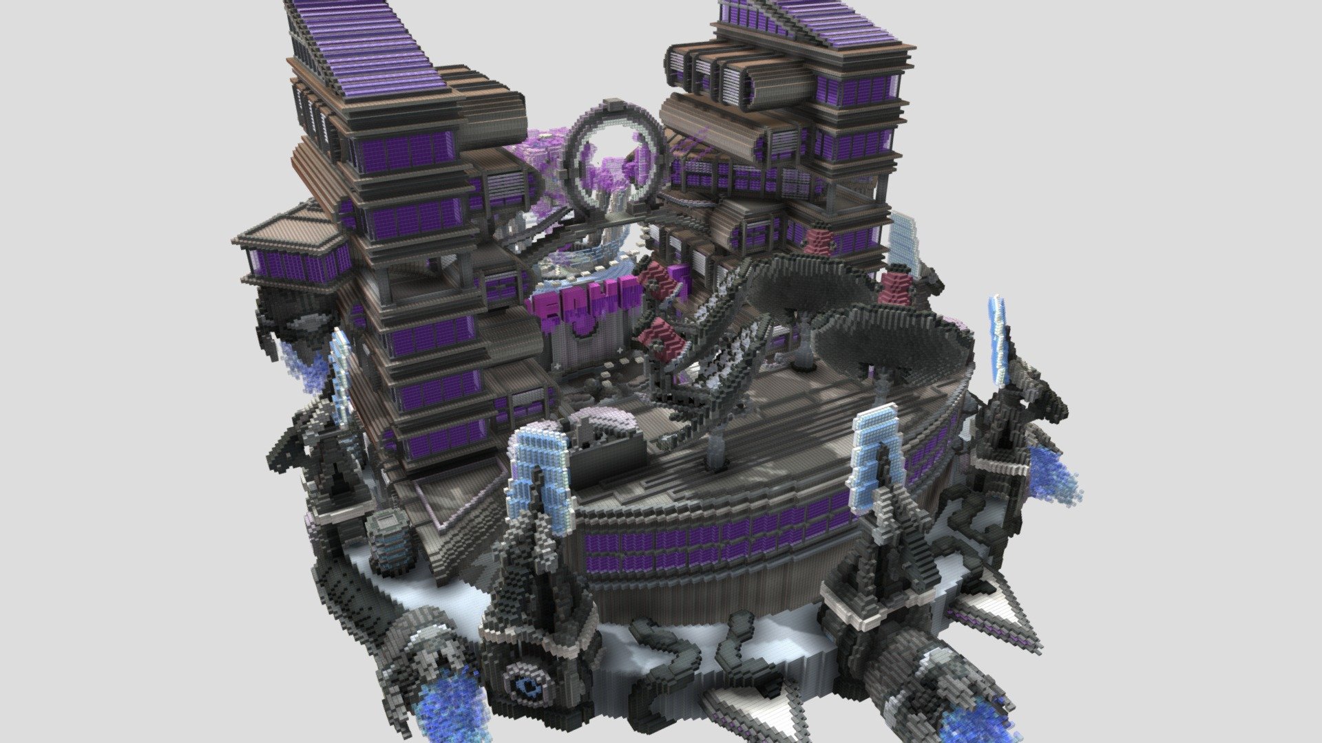 Lobby/Spawn SCI-FI - 3D model by BACBUILDS (@magapixxd) [8a85cab ...