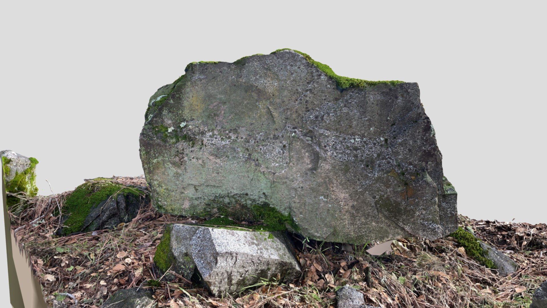 Rock Mossy B - Download Free 3D model by kristifir [8a85cd5] - Sketchfab
