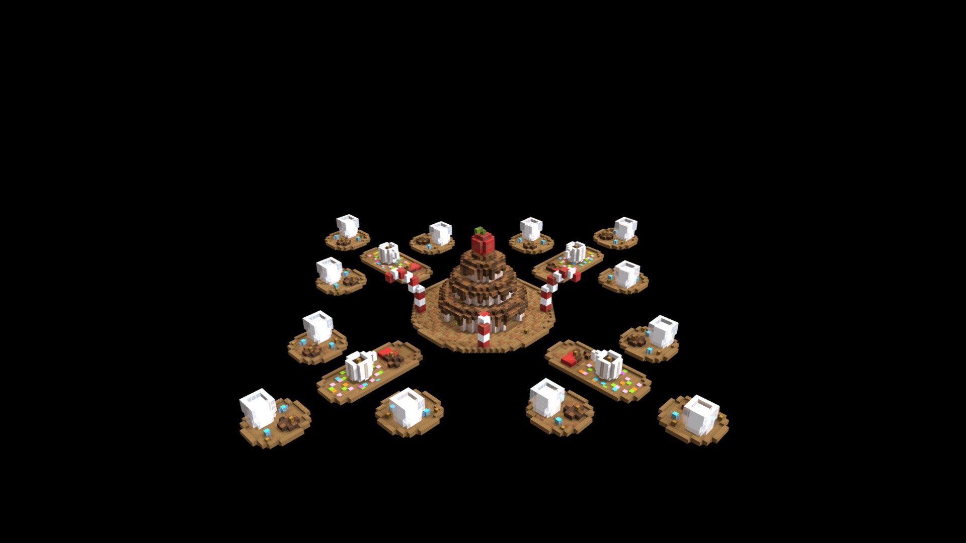 SkyWars | CAKELAND | Map - Download Free 3D model by LukyTechnology ...