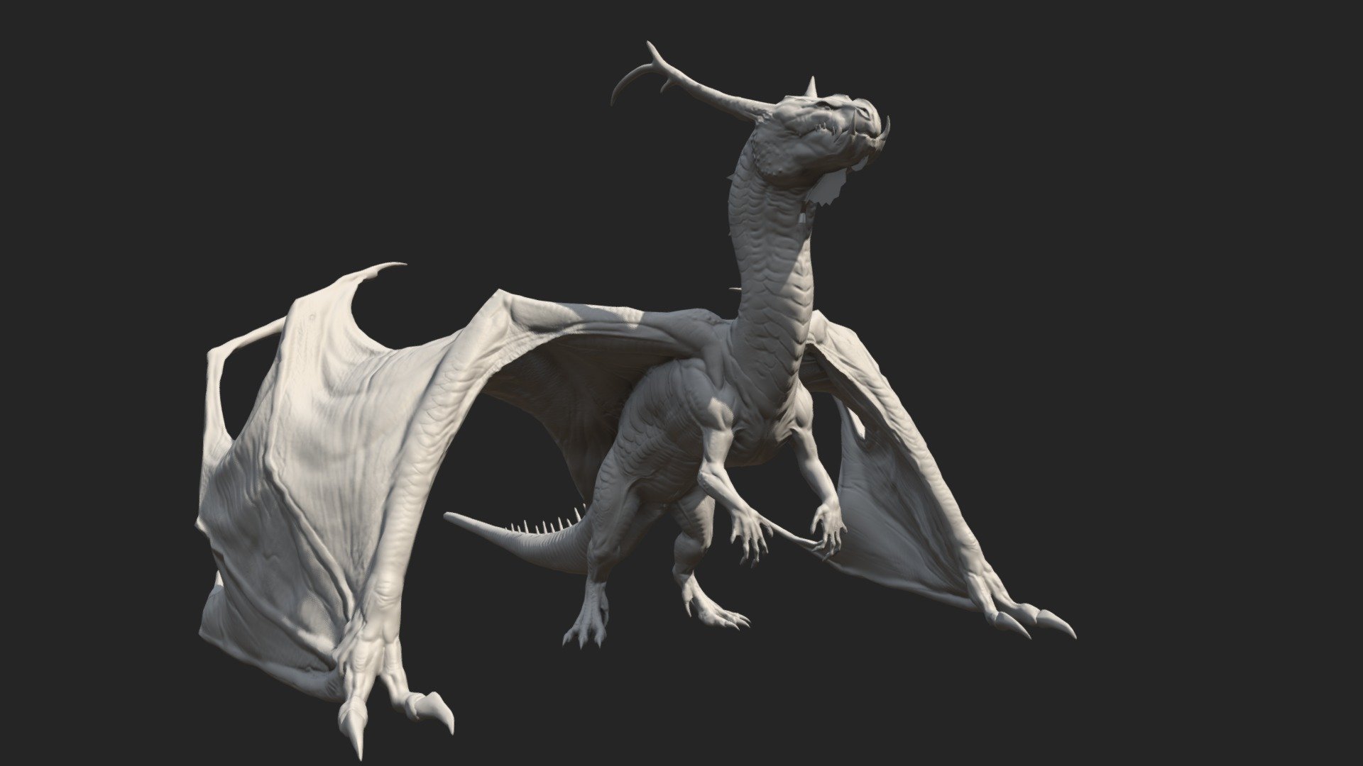 Dragon sculpt Game res - 3D model by Tokyozilla [8a87069] - Sketchfab