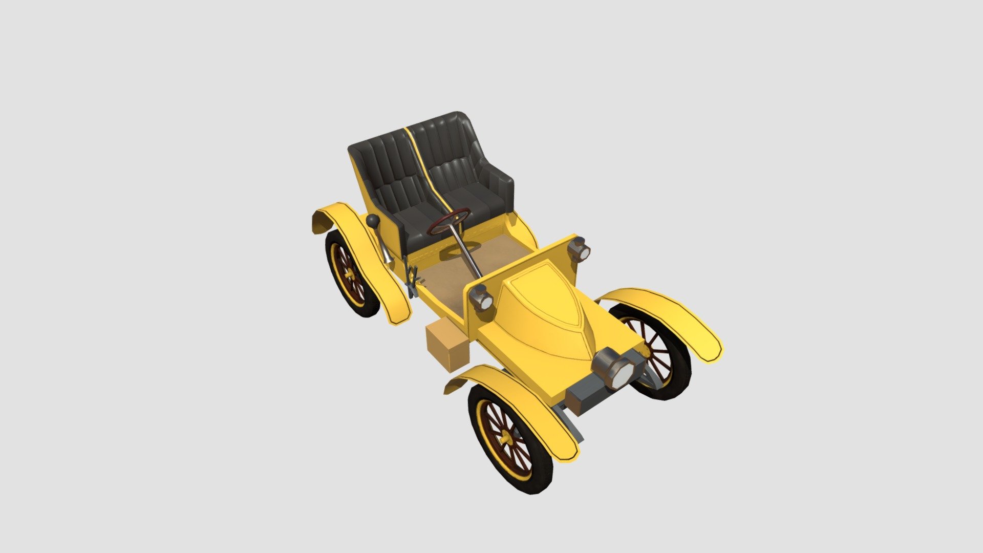 Vauxhall 1905, Simplified Low-poly Model - 3D model by kverkagambo ...