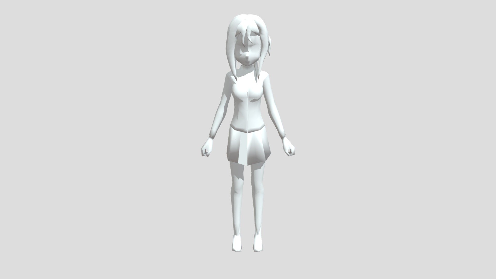 anime girl - Download Free 3D model by thatchywatchy [8a891fd] - Sketchfab