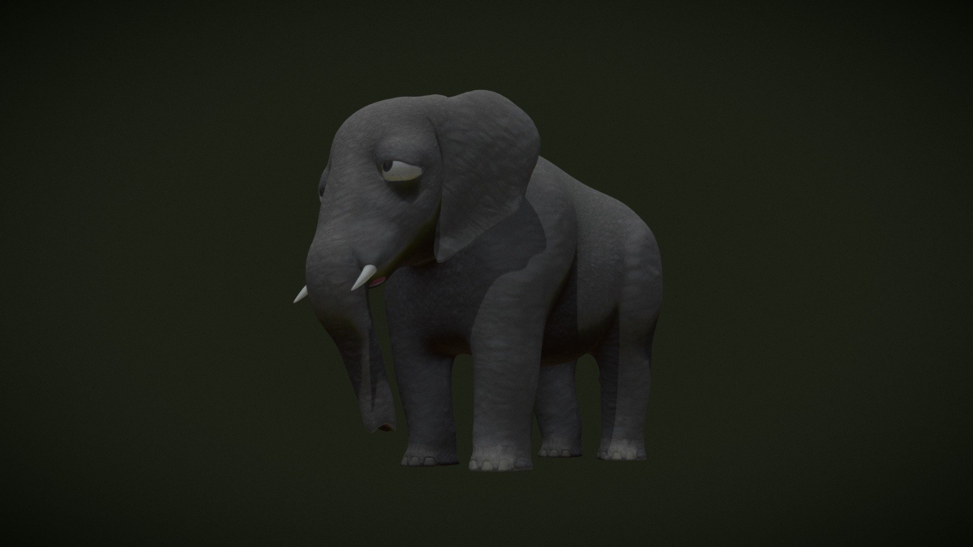 Elephant - Buy Royalty Free 3D model by sean4297 [8a8afe6] - Sketchfab ...
