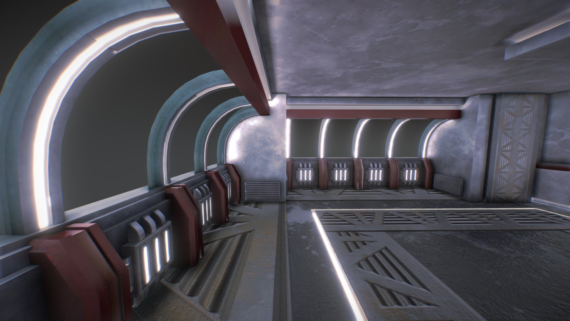 VR Sci-Fi Room - EL3 - Buy Royalty Free 3D model by lazae [8a8d558 ...