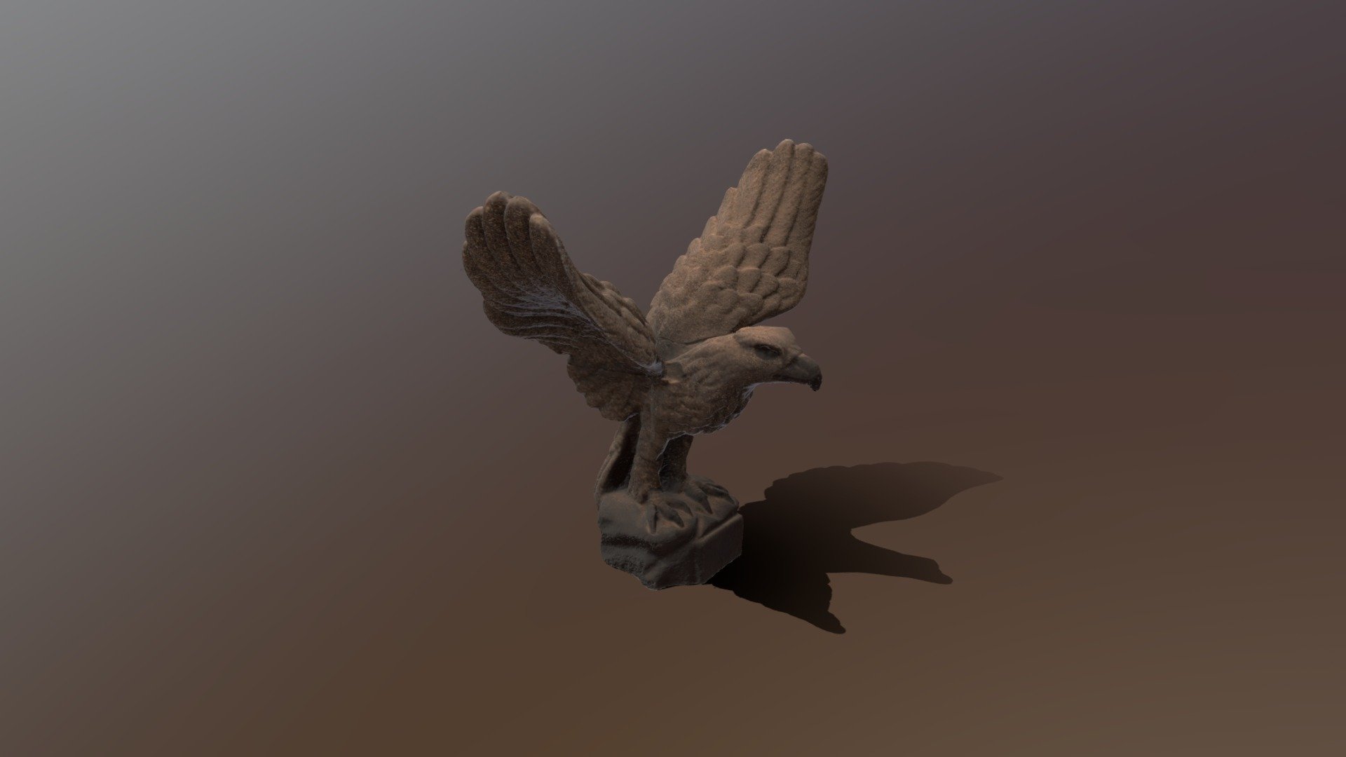 Aquila in pietra lavica - Download Free 3D model by Edoardo Di Donato ...