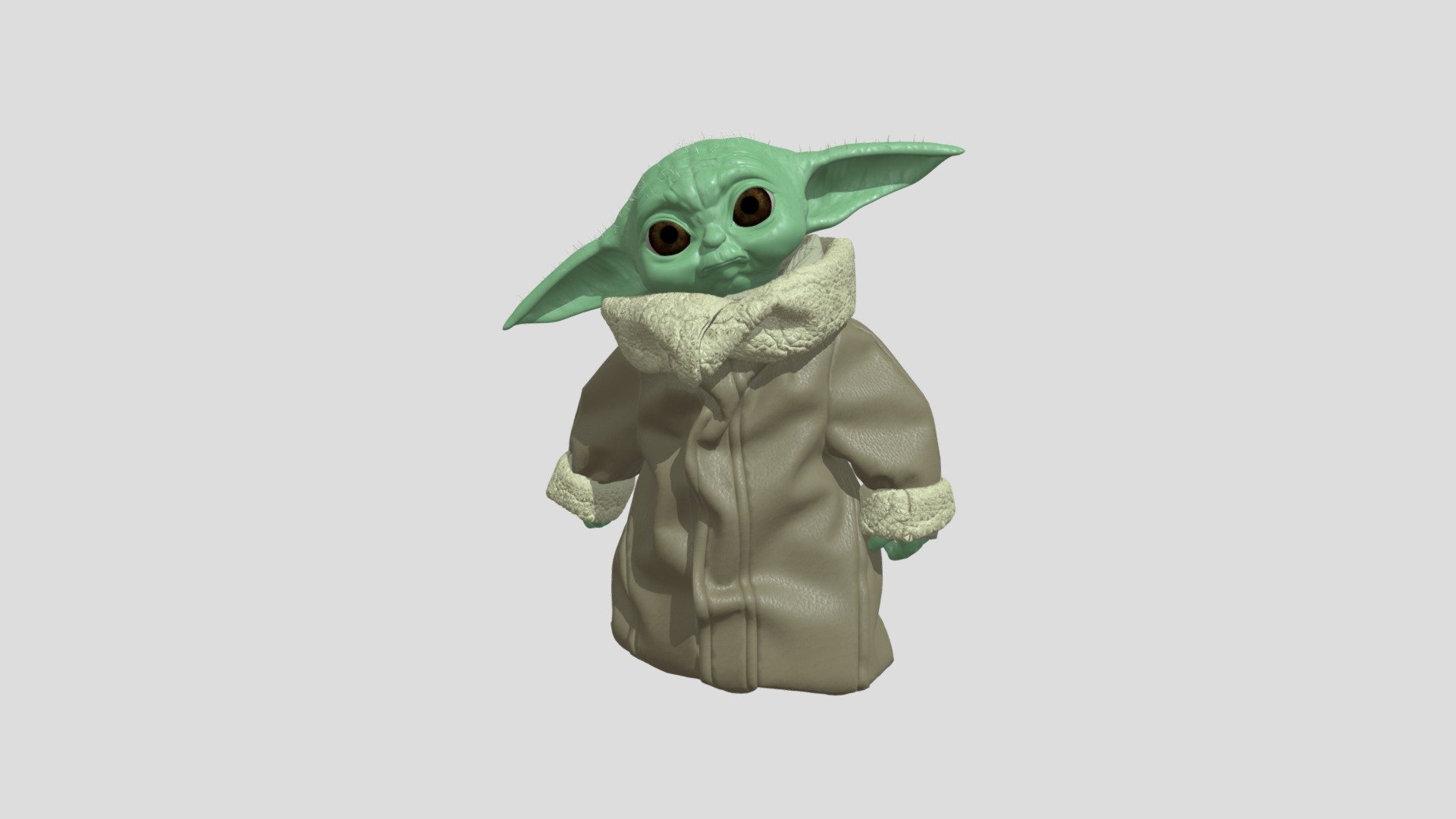 Mandalorian Baby grogu the child - Download Free 3D model by Commander ...