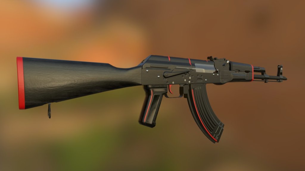 AKM Redline - 3D model by zingzing [8a8ea57] - Sketchfab