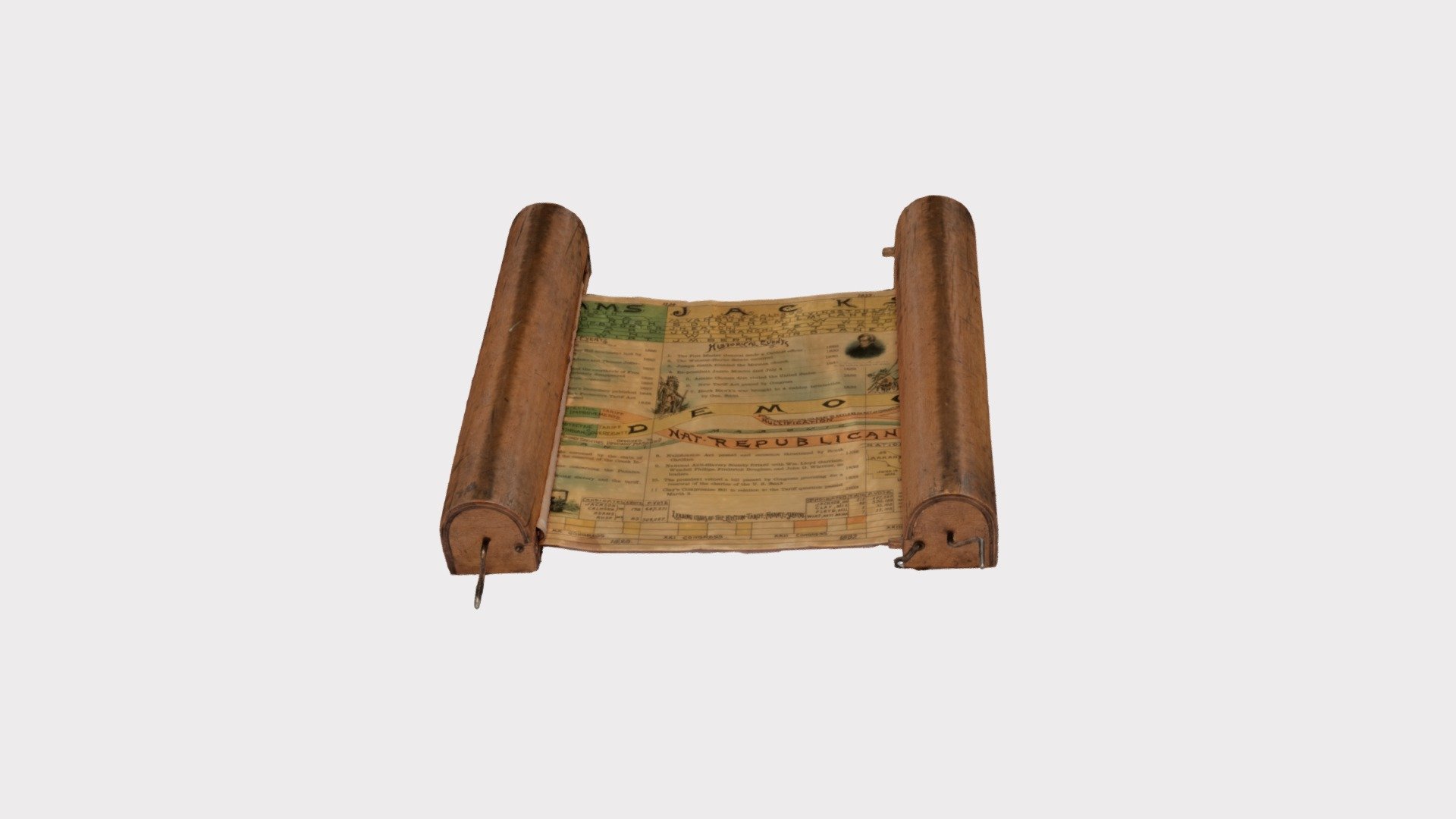 Map Scroll Case (High) - 3D model by IU3D [8a8f6e1] - Sketchfab