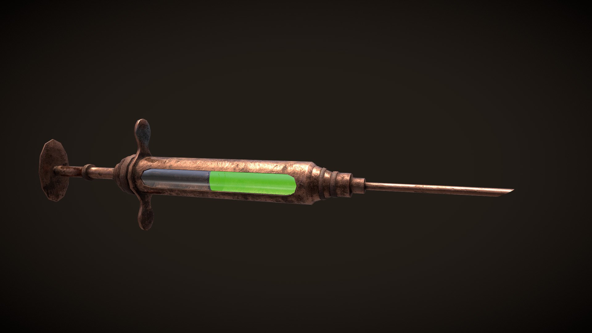 Steampunk rusty sryinge - Download Free 3D model by Teradox [8a902ec ...