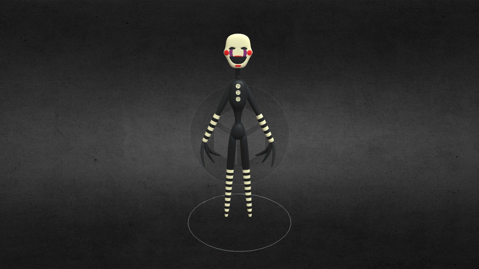 fnaf_2_the_puppet - 3D model by Clak.k [8a9037a] - Sketchfab