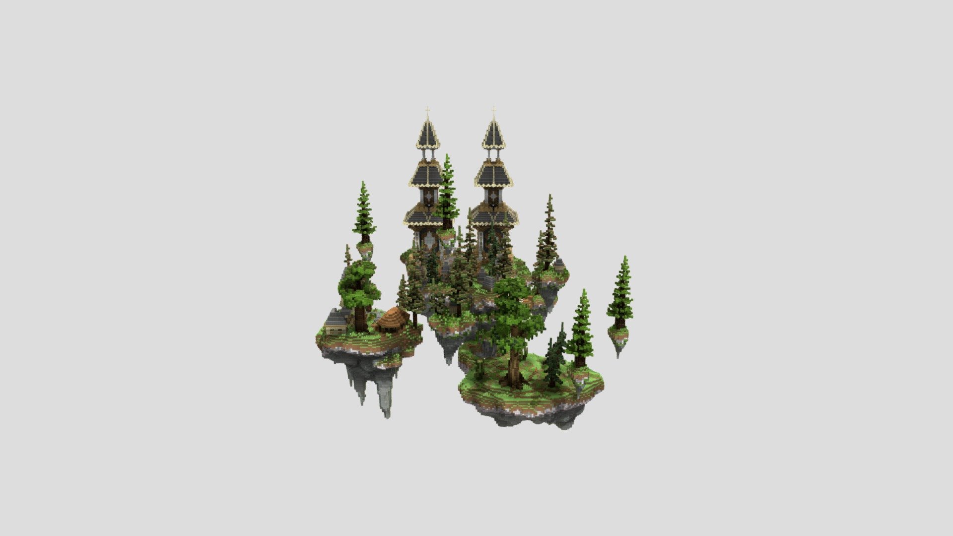 Grey Fantasy Skyblock Spawn - 3D model by Senior Studios ...