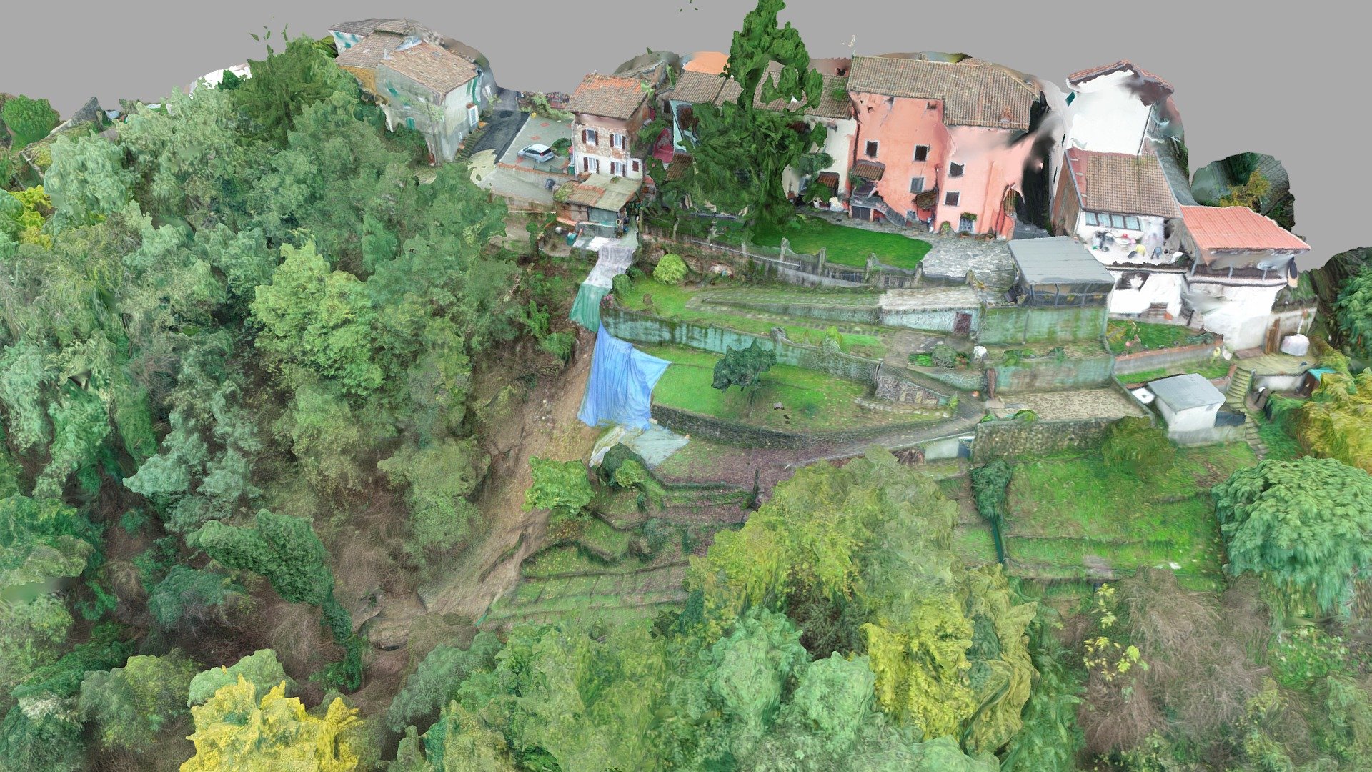 Rocca Grimalda Frana Via San Giovanni - Download Free 3D model by ...