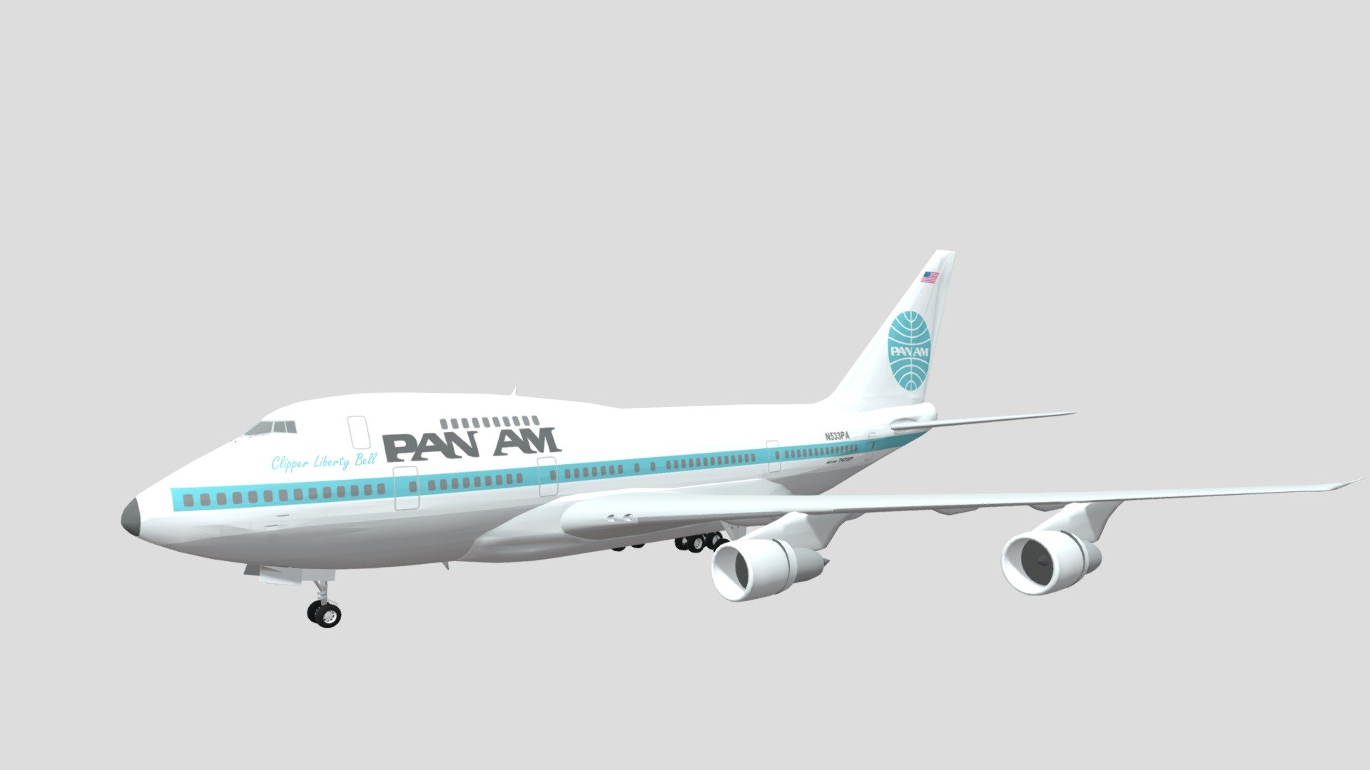 boeing 747sp pan am - Download Free 3D model by zairiq zairiq ...