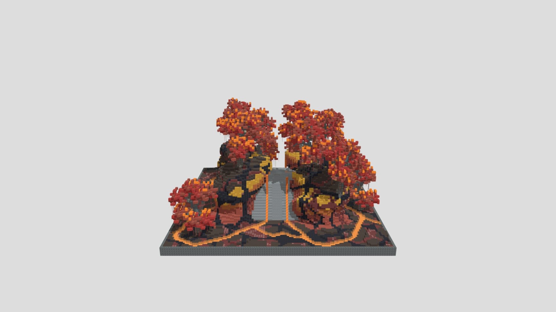 Nether Lava Shrine KOTH Minecraft - 3D model by Orbit Builds ...