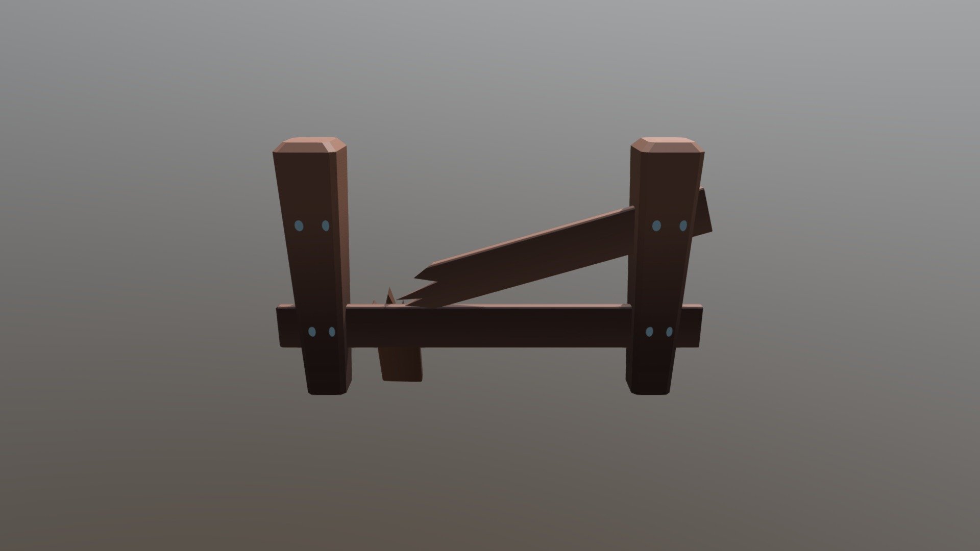 Fence Broken - 3D model by connerburn [8a92314] - Sketchfab