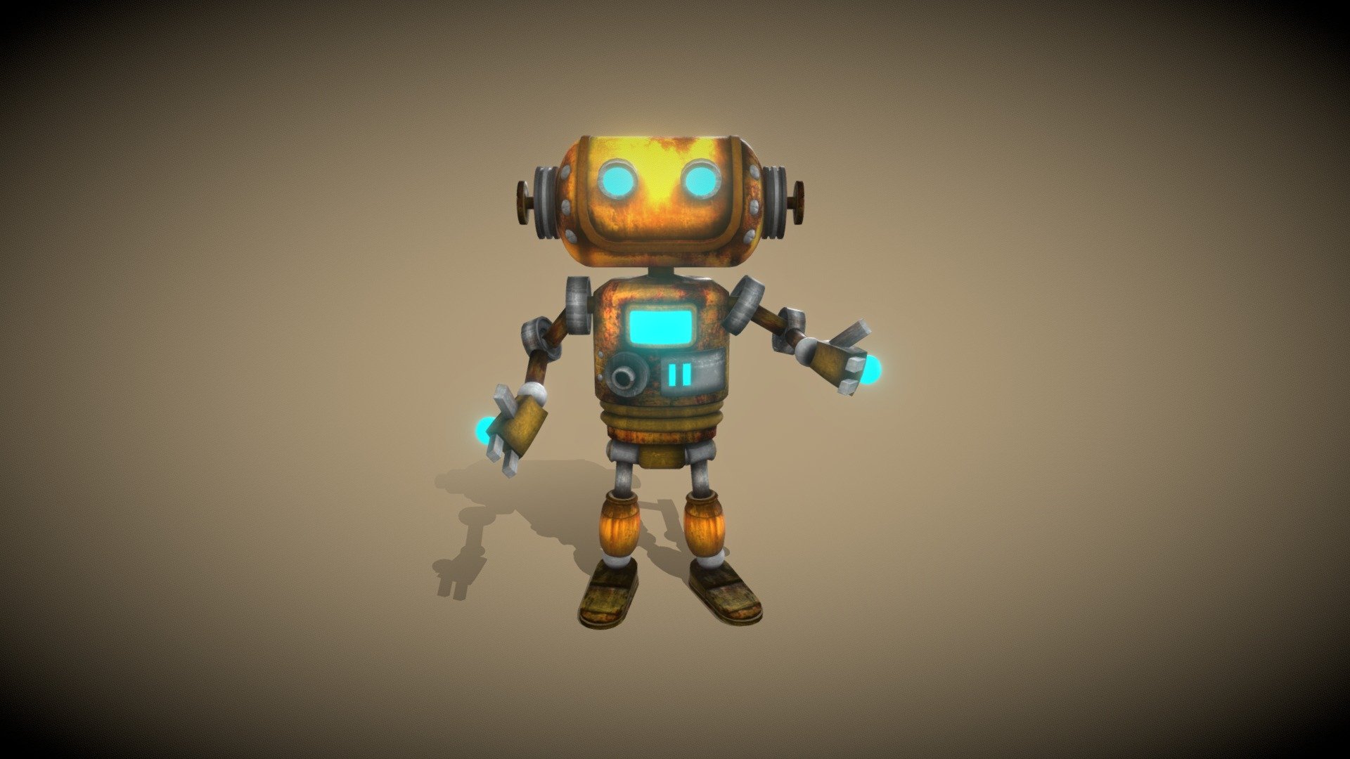 Robot Character - 3D model by Miguel Cardenas (@mystyry) [8a9420d ...