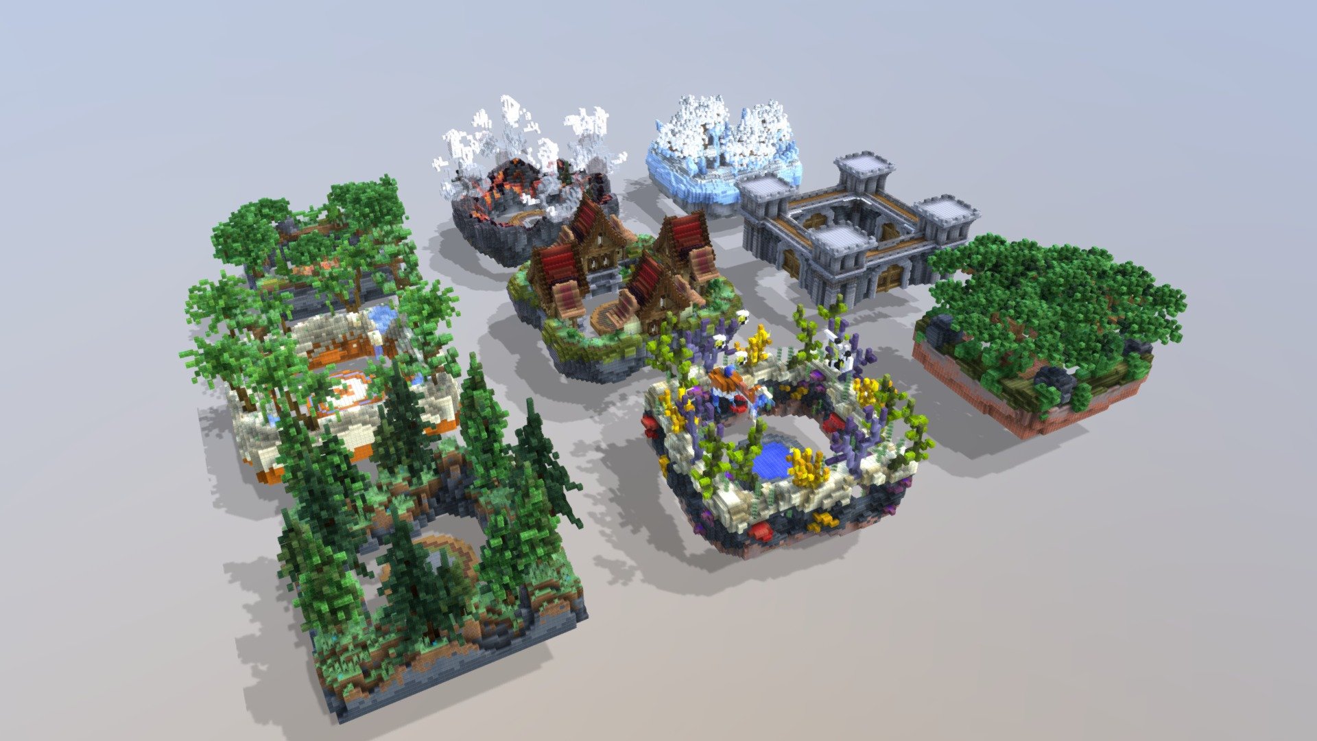 9x Sumo Arenas - Practice Map pack | 50x50 - 3D model by BreadBuilds ...