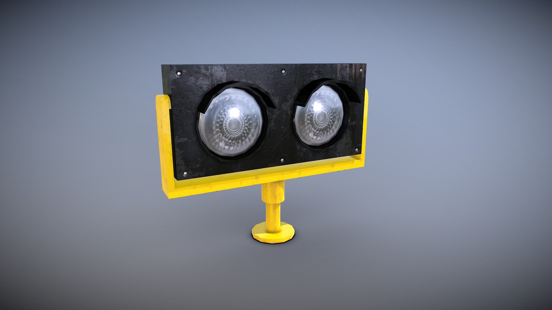 Airport wigwag light - 3D model by haykal12321 [8a94a6a] - Sketchfab