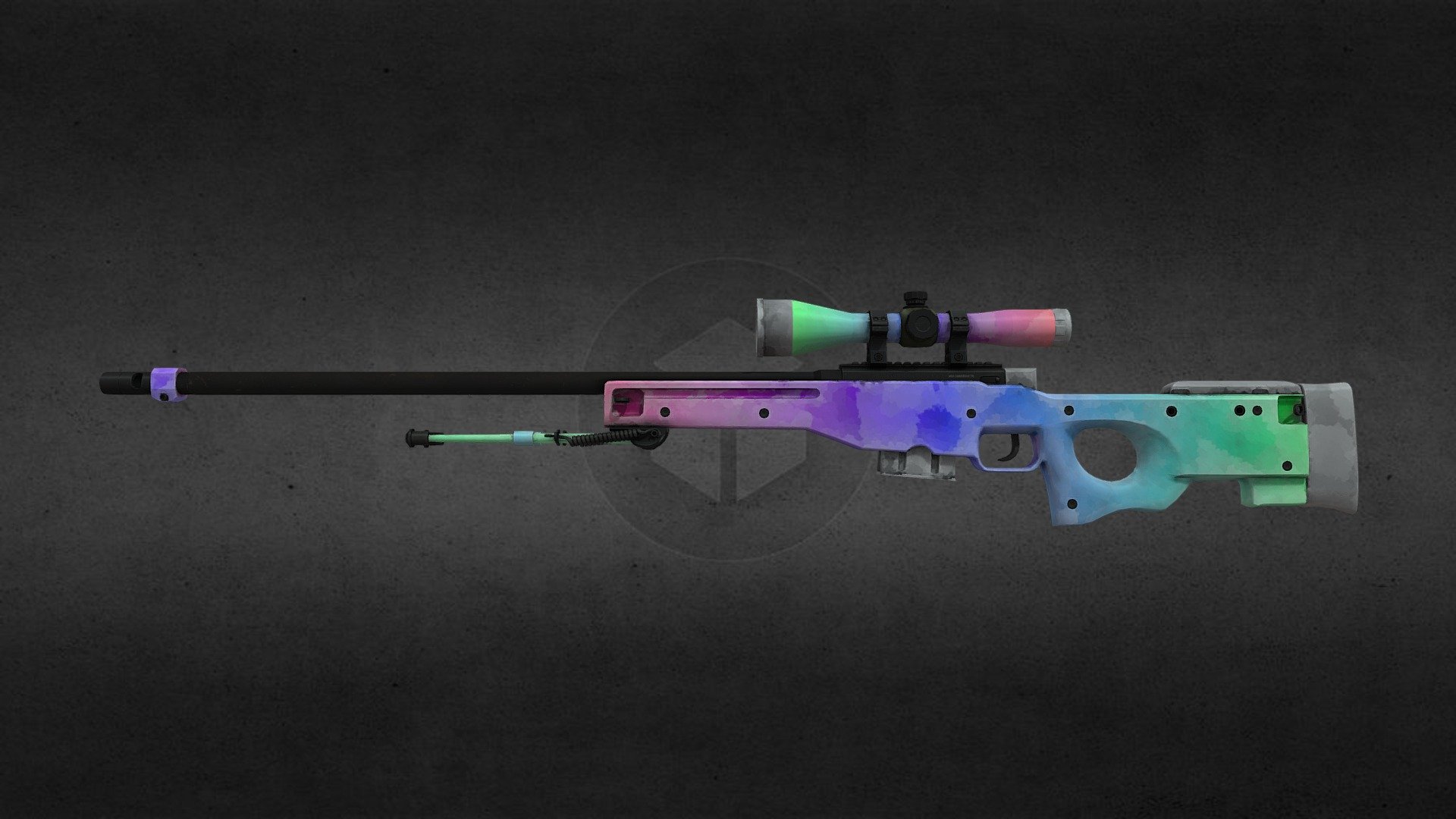 AWP - Watercolor - 3D model by AnshiNoWara [8a970ea] - Sketchfab