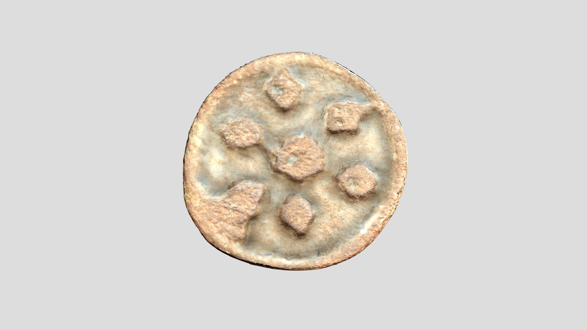 medieval button scanned with photogrammetrybake - Download Free 3D ...