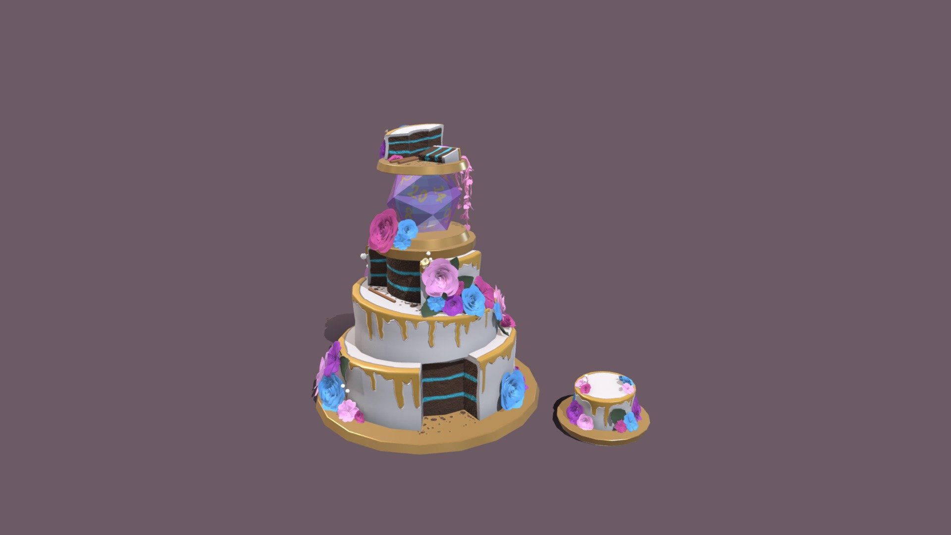 Cake - 3D model by NotSilver [8a98149] - Sketchfab