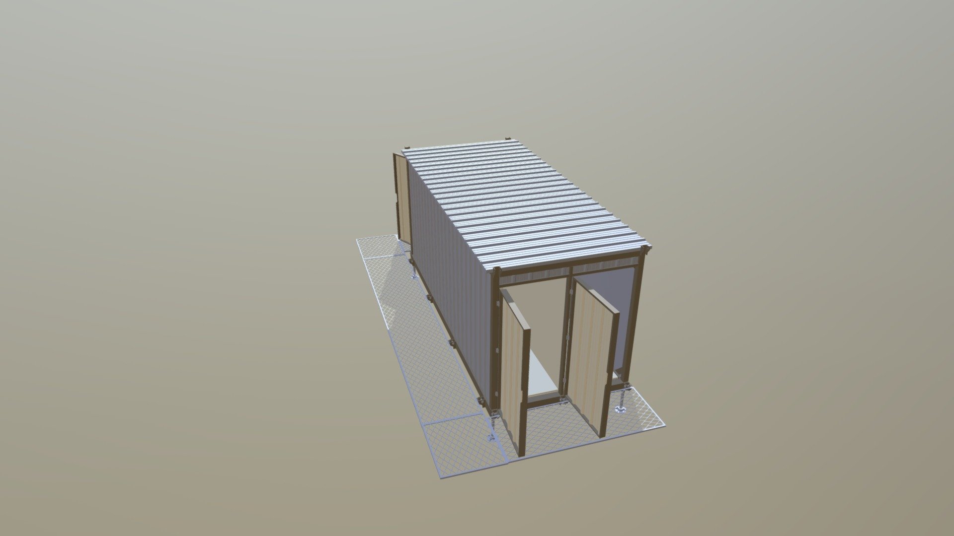Contenedor_Grupo - 3D model by cao8 [8a9bb36] - Sketchfab