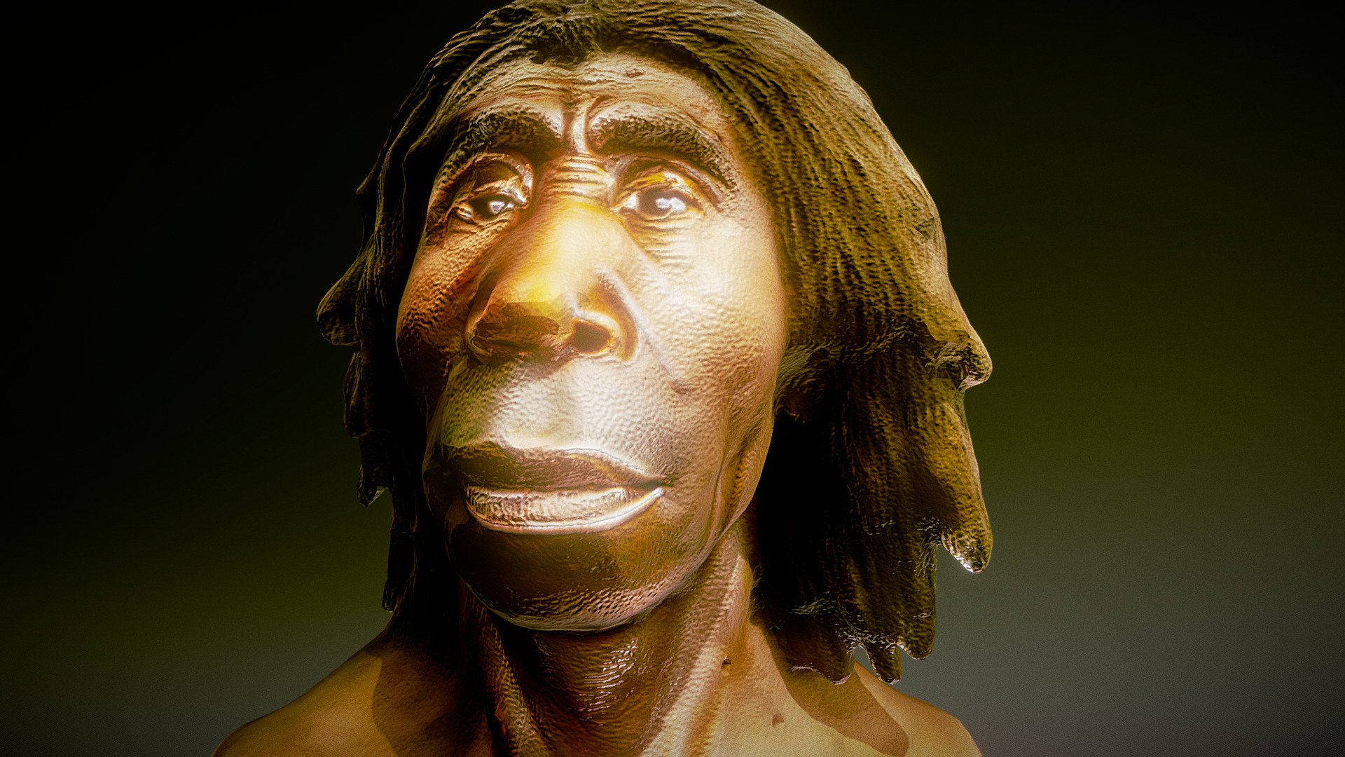 smART Krahuletz. Homo Neanderthalensis 1 AI - Download Free 3D model by ...
