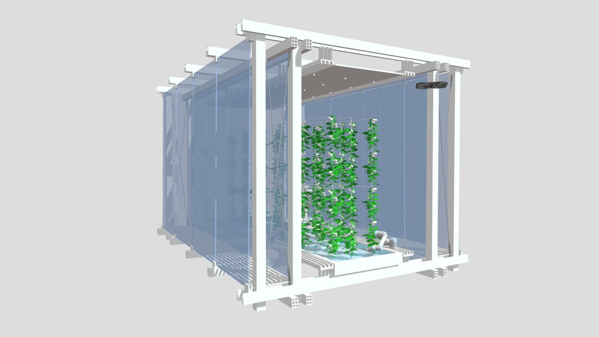 Vertikalno Kmetijstvo 1 Modul - Download Free 3D model by ...