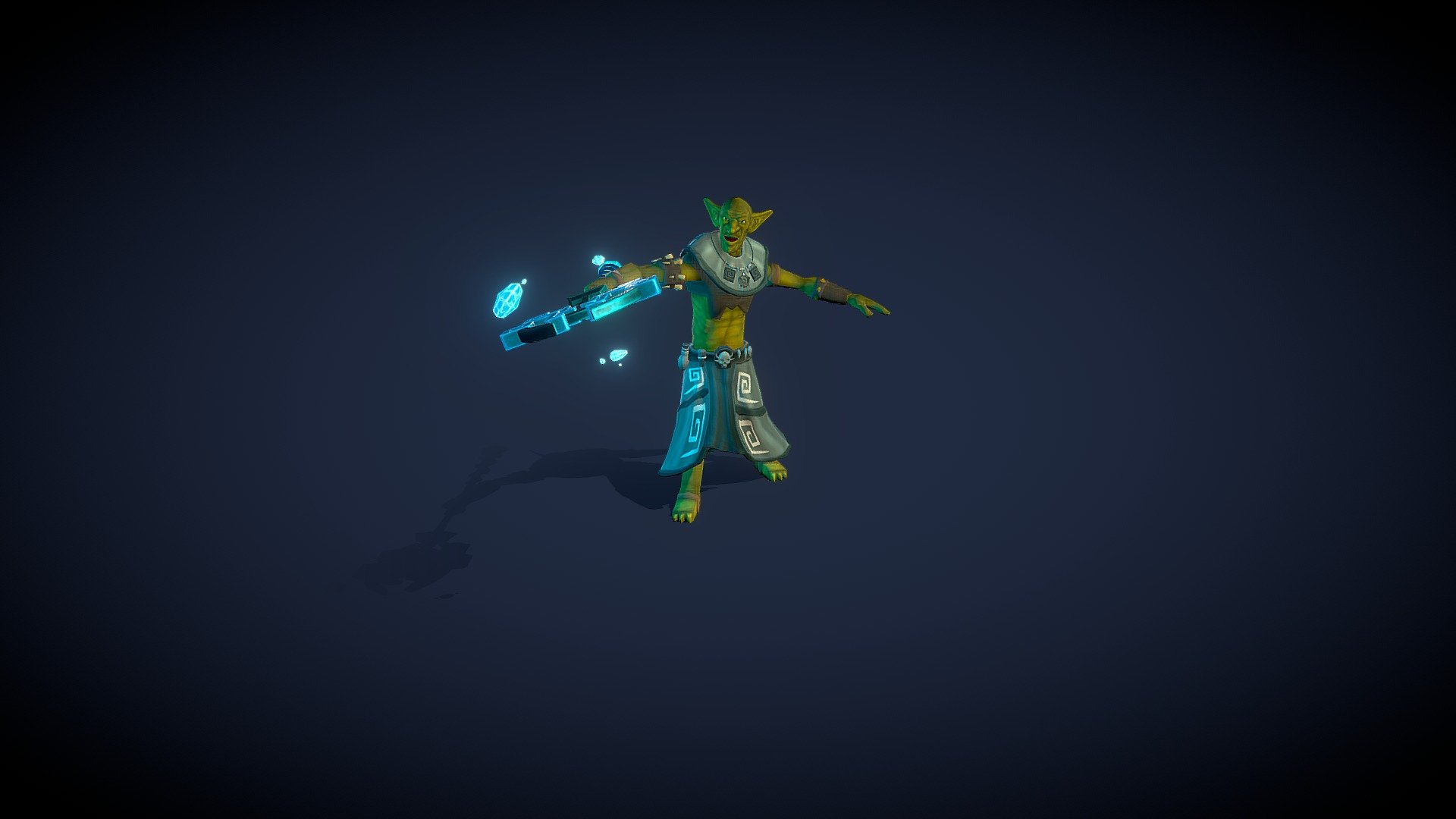 goblin spell caster - 3D model by John_85 [8a9fa3d] - Sketchfab