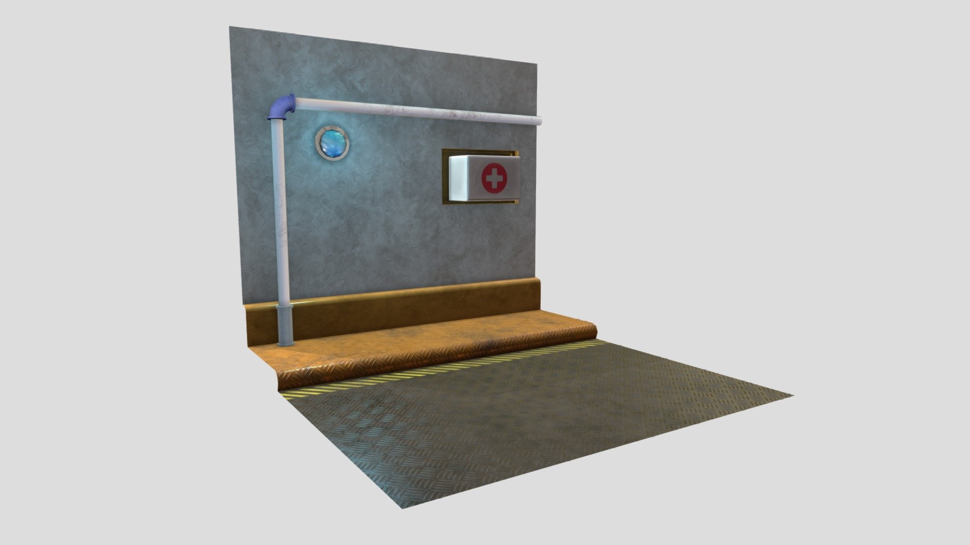 Ship Engine Room Demo - 3D model by Andrew Jepson (@ajepson) [8aa0e98 ...