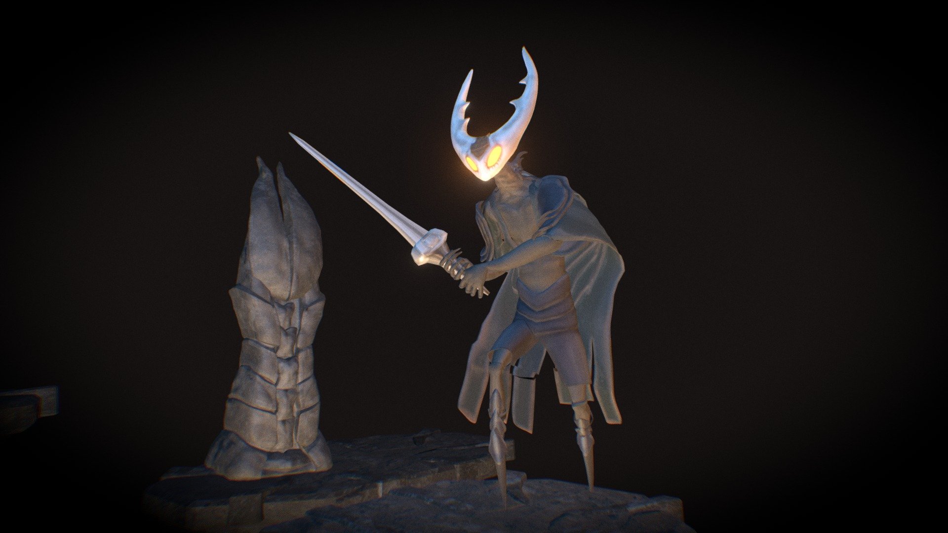 The Hollow Knight - 3D model by artificialsteve [8aa555d] - Sketchfab