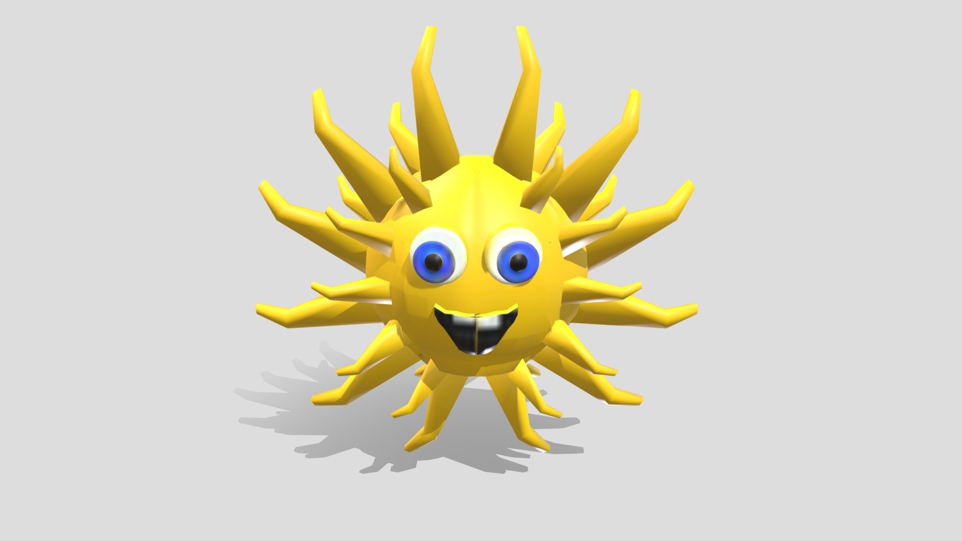 Sonne Charakter - 3D model by Pestalozzi_Media [8aa8bf5] - Sketchfab