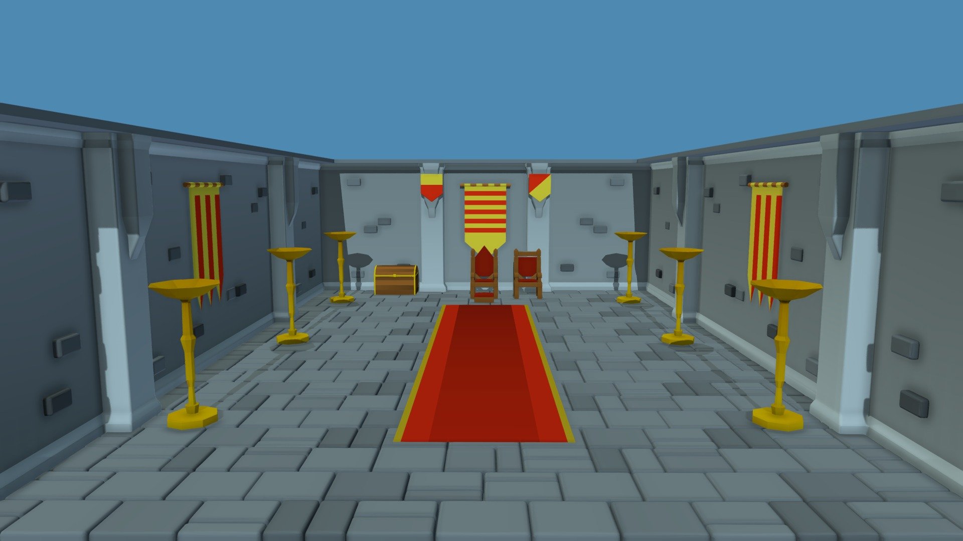 Stylized Royal Court - 3D model by QuidQuoPoly (@nickbierenbroodspot ...