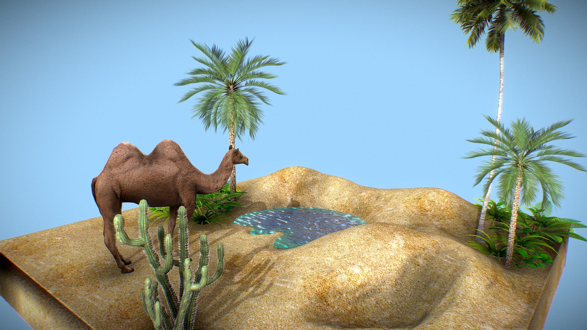 Oasis - Download Free 3D model by arloopa [8aac96e] - Sketchfab