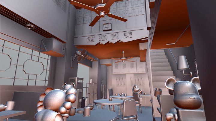 Cha-chaan-teng 3D models - Sketchfab