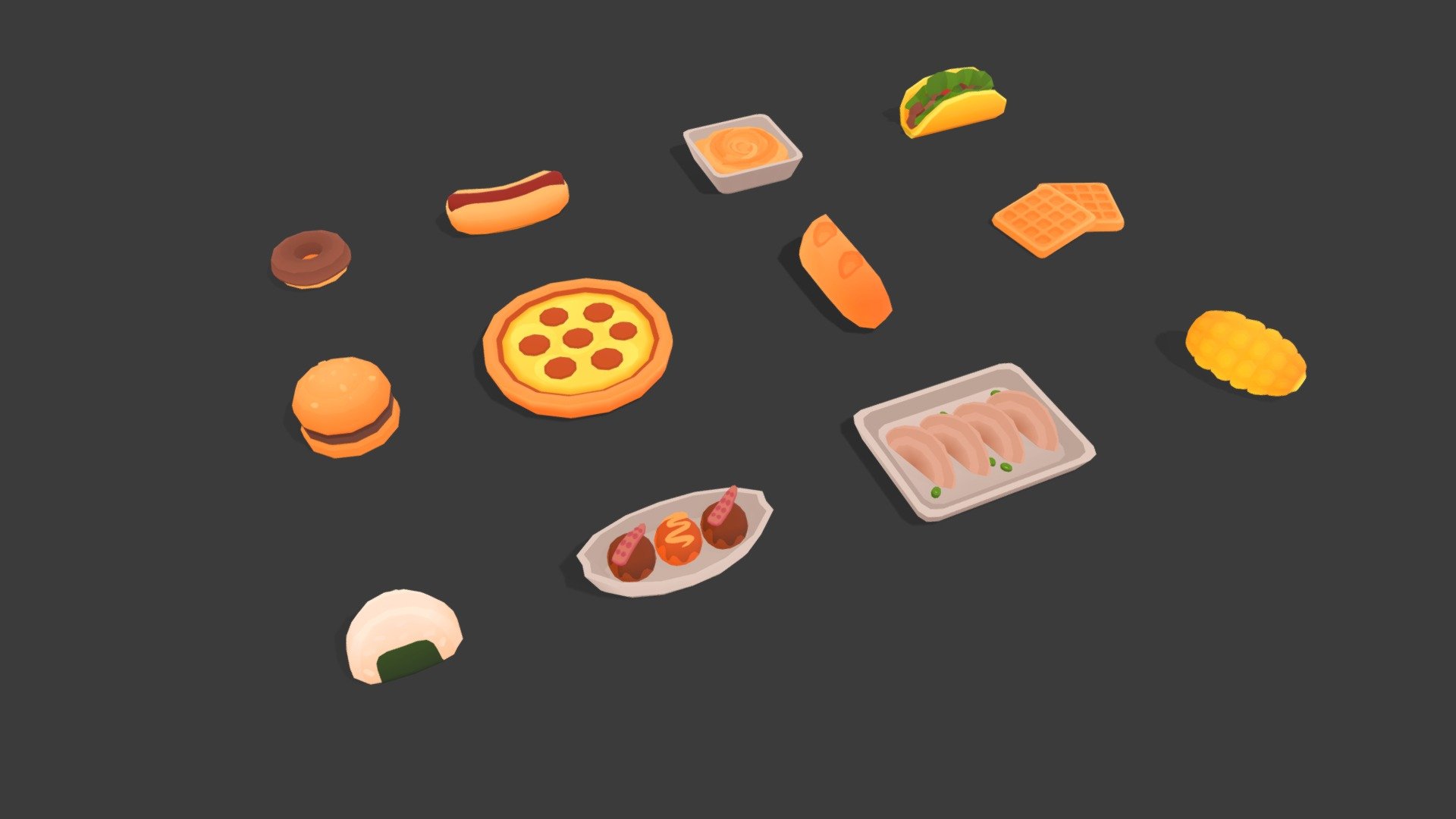 Free Hyper Casual Street Food Pack - Download Free 3D model by Fruit ... Free Hyper Casual Street Food Pack - Download Free 3D model by Fruit ...