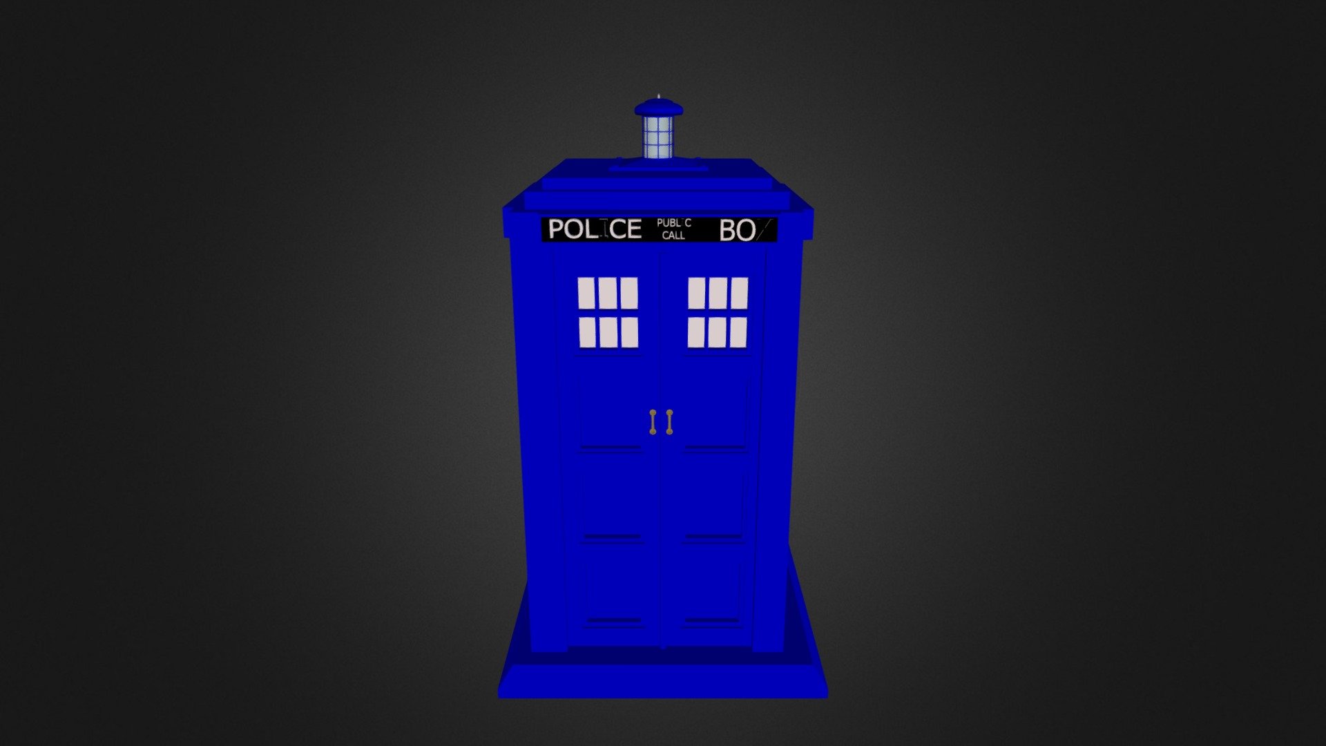 Tardis - Download Free 3D model by Artur Coelho (@coelhoelectrico ...