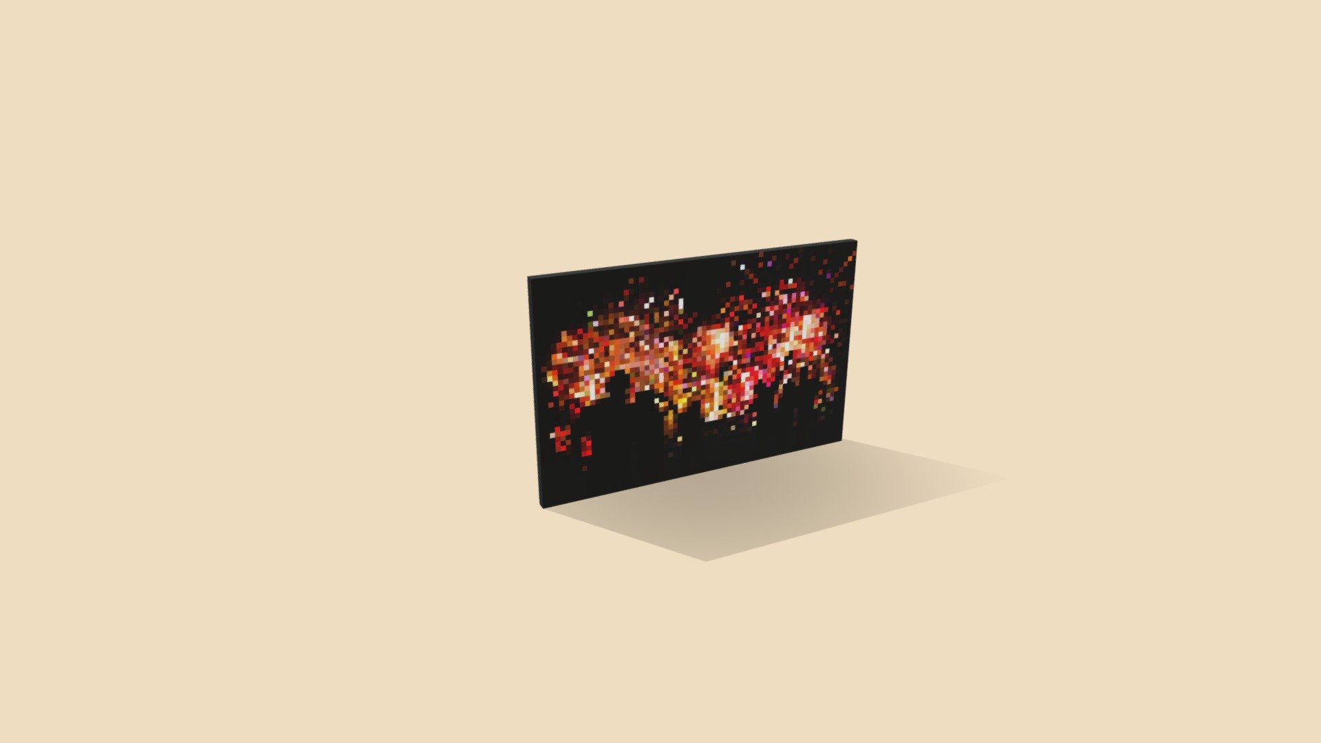 Fireworks Painting - 3D model by glxtxh [8aafb30] - Sketchfab