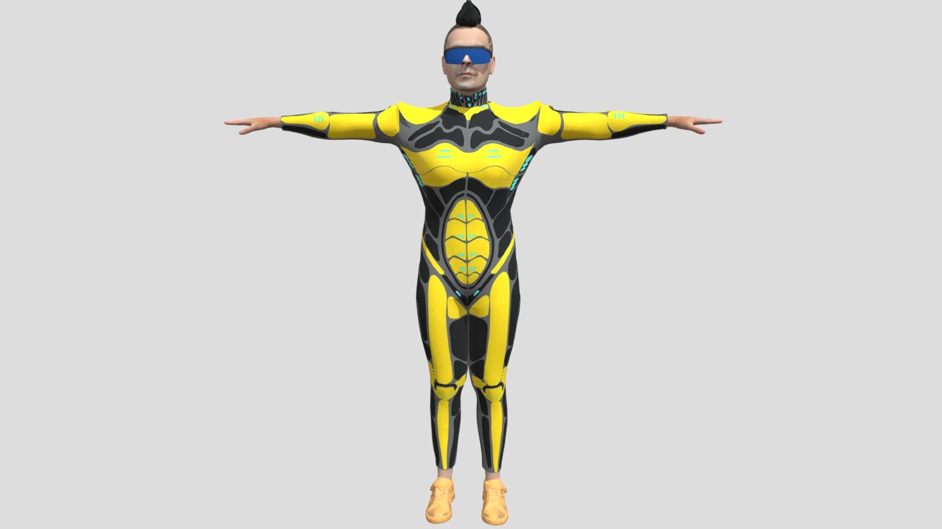 Billa Man(Rigged) - Download Free 3D model by 3D MODELS (@3dworldz ...