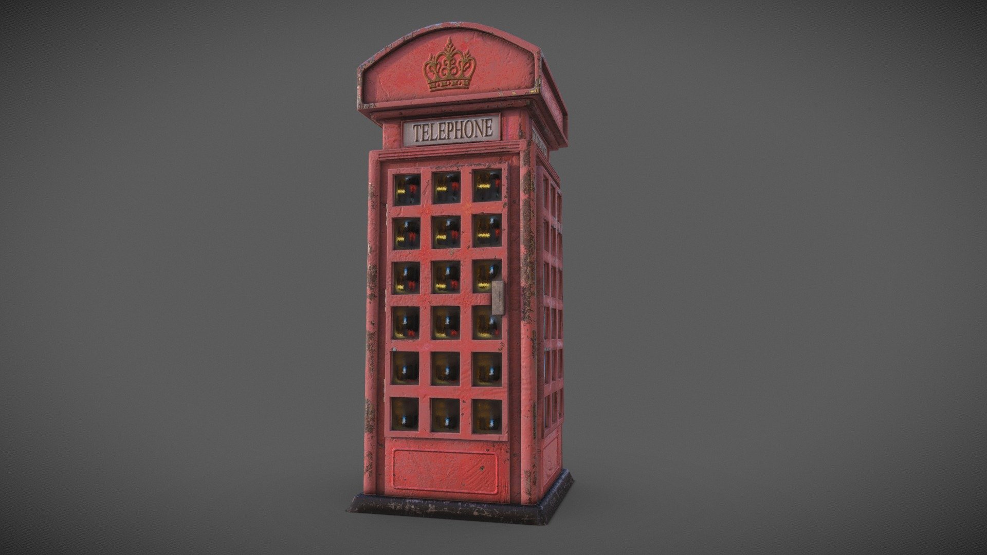 Telephone Booth - Download Free 3D model by 1Lqs [8ab0dd7] - Sketchfab