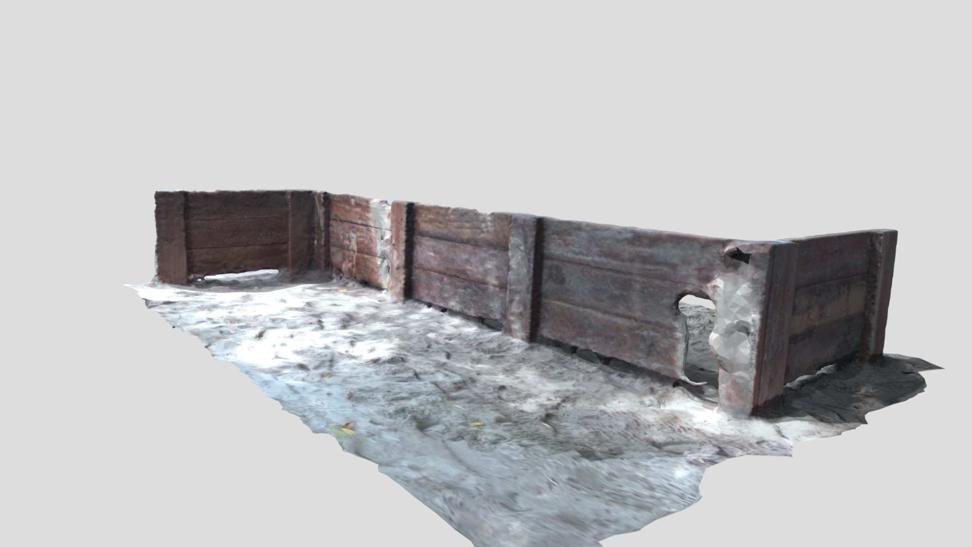 Retaining Wall - Download Free 3D model by basker101 [8ab1c27] - Sketchfab
