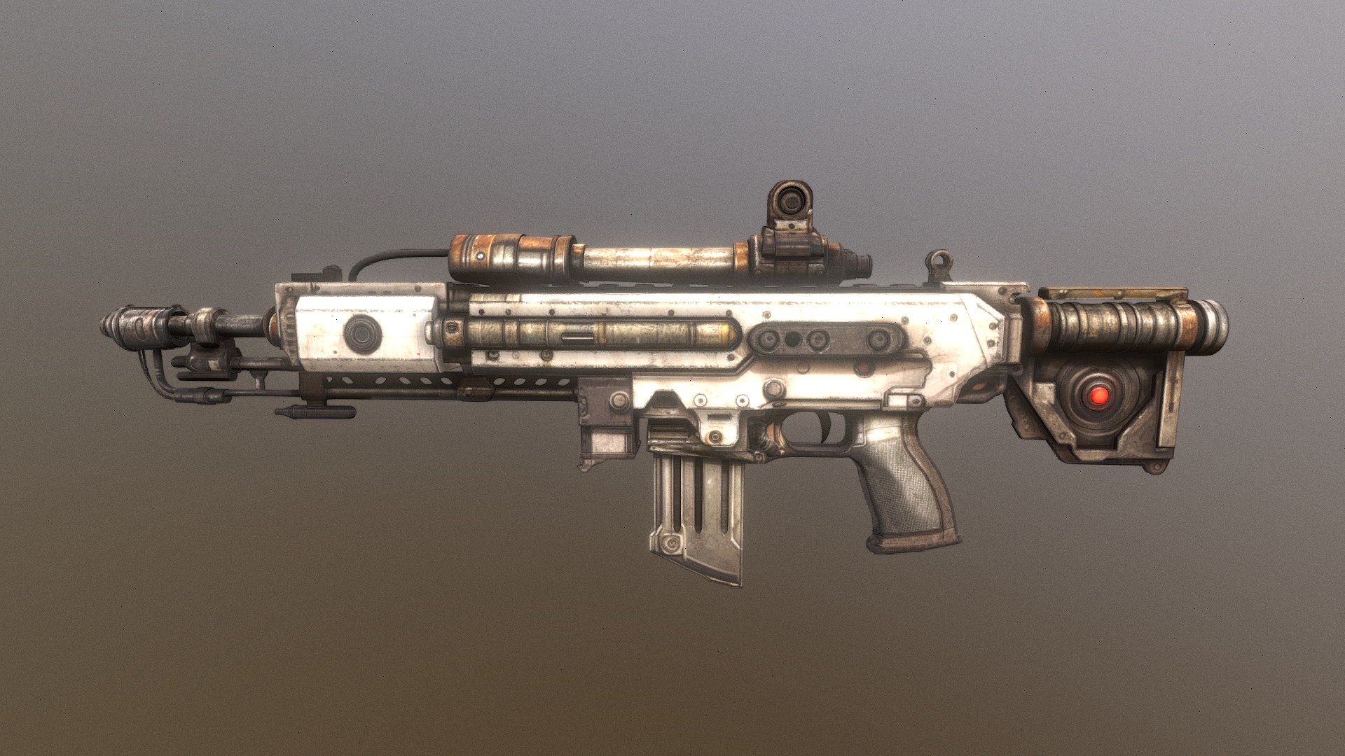 Stylized Sci Fi Rifle - 3D model by robyp (@robyp955) [8ab2e08] - Sketchfab