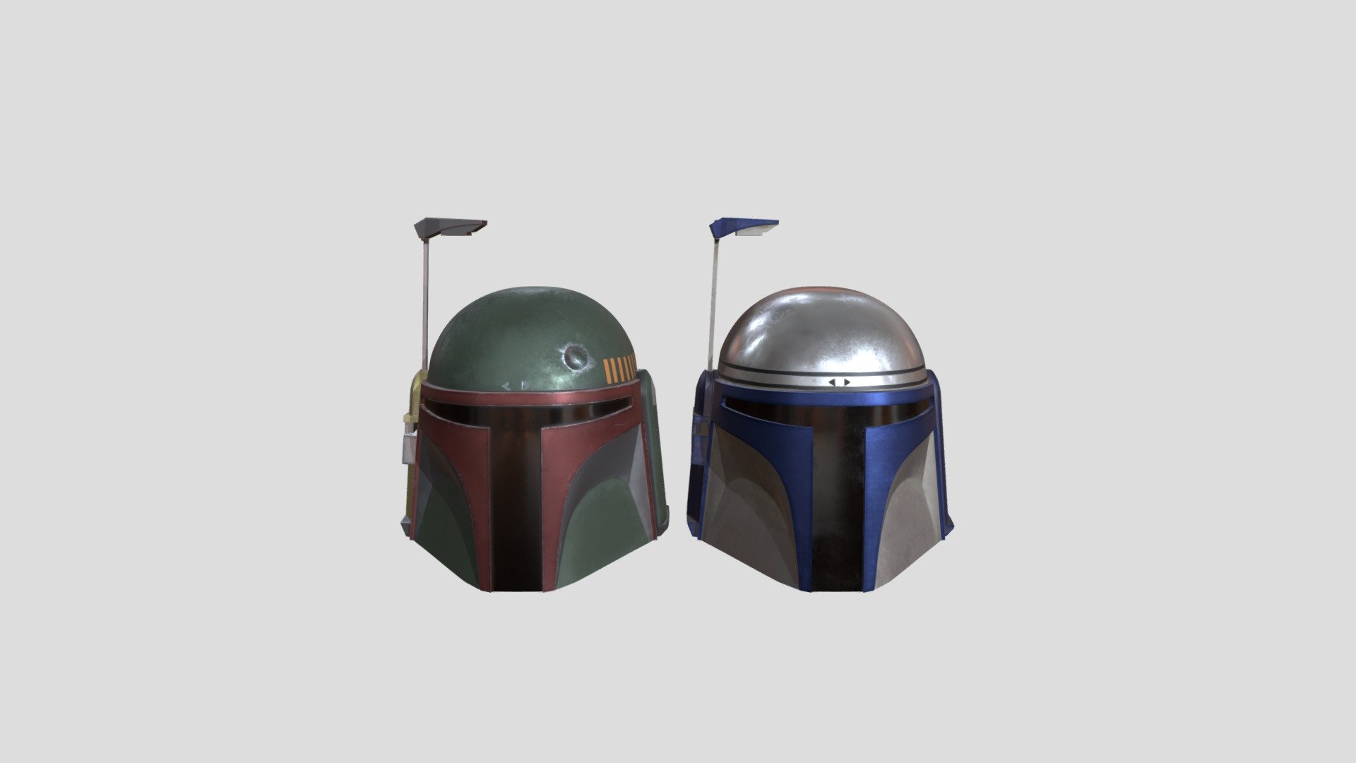 Jango & Boba - Download Free 3D model by MehdiGhasempour (@MehdiGhas ...